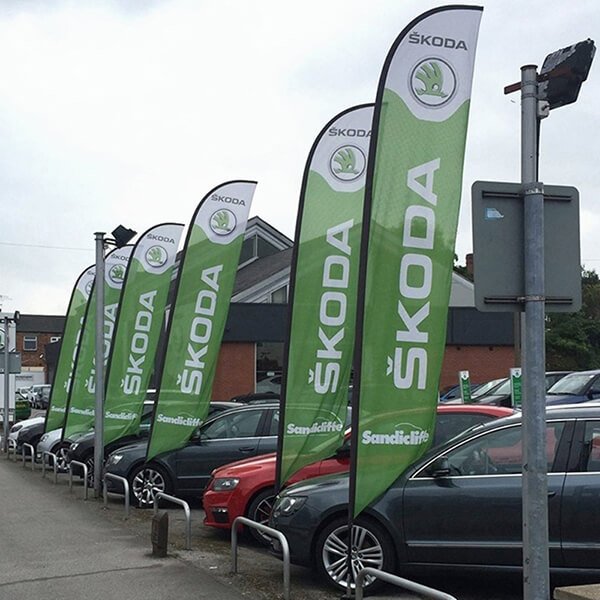 Feather Flags - Custom Made Trade Show Booths