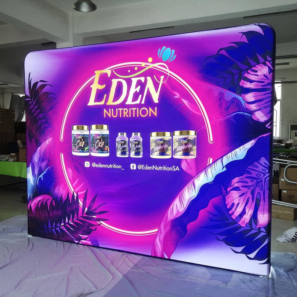 Backlit Wallbox Backdrop - Custom Made Trade Show Booths