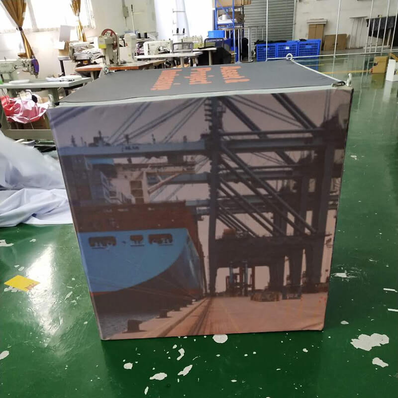 Low Price Cubic Hanging Sign, Cubic Trade Show Hanging Sign