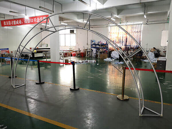 Triangle Tension Fabric Arch - Custom Made Trade Show Booths