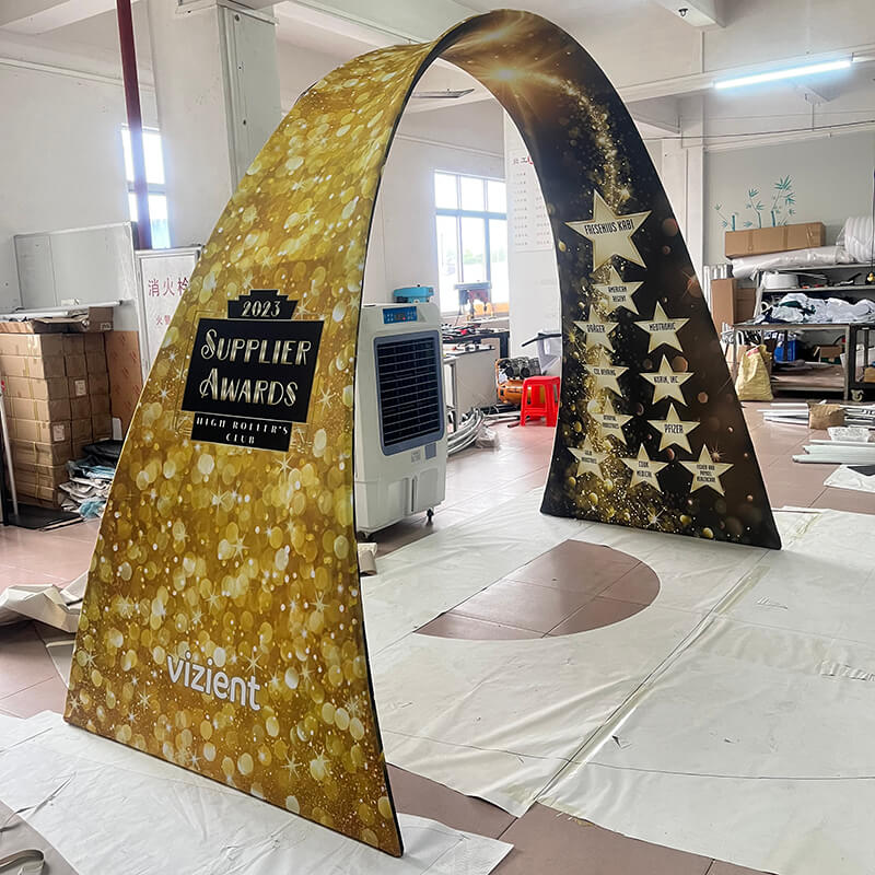 Flat Tension Fabric Arch - Custom Made Trade Show Booths
