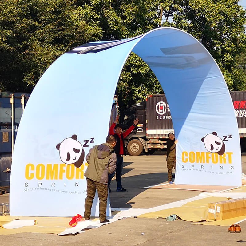 Flat Tension Fabric Arch - Custom Made Trade Show Booths