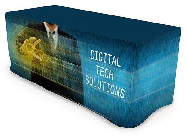 Fit Table Cover - Custom Made Trade Show Booths