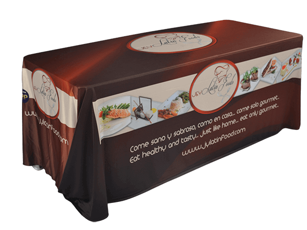 Loose Table Cover - Custom Made Trade Show Booths