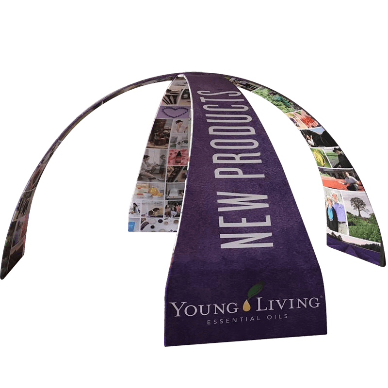 Flat Tension Fabric Arch - Custom Made Trade Show Booths
