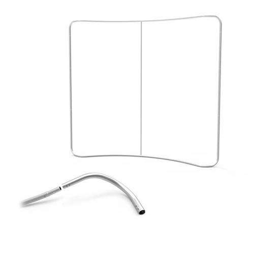 10ft Curved Tension Fabric Display - Custom Made Trade Show Booths