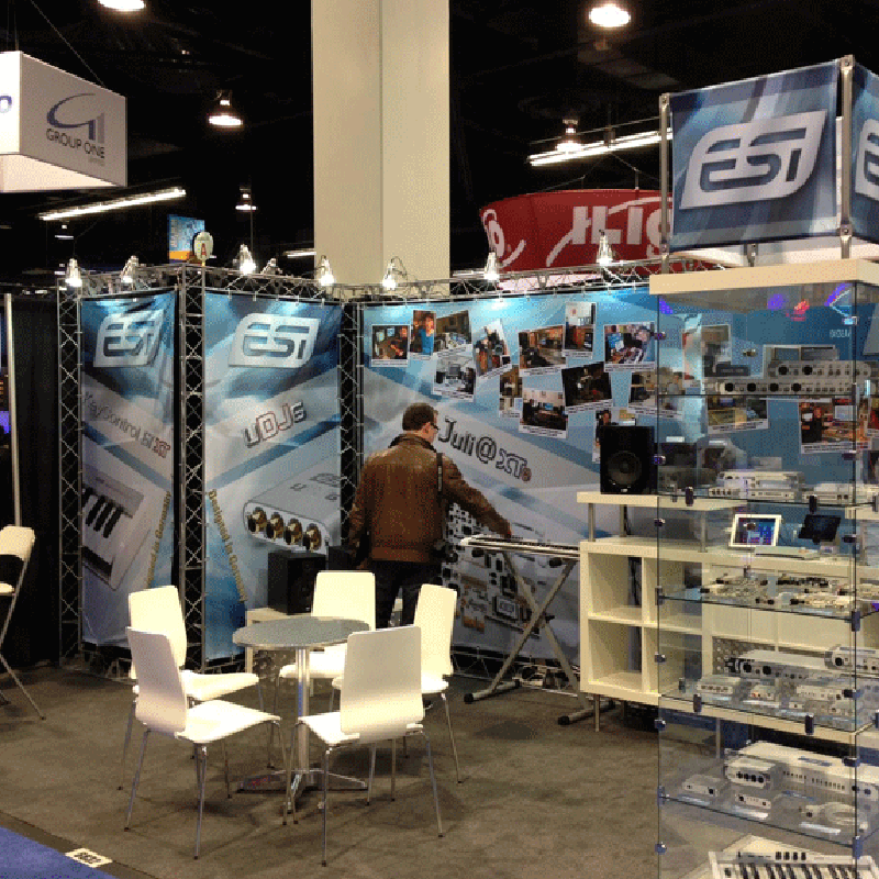 Fabric Backdrop Printing - Custom Made Trade Show Booths