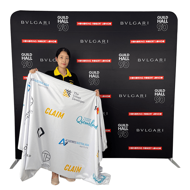 Step And Repeat Graphic - Custom Made Trade Show Booths