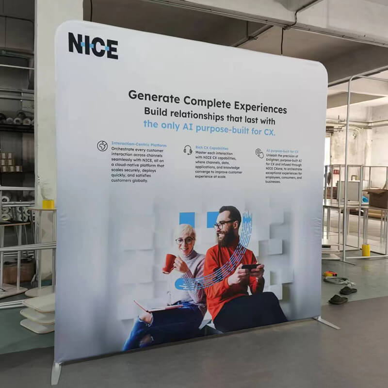 8ft Straight Tension Fabric Display Only $399