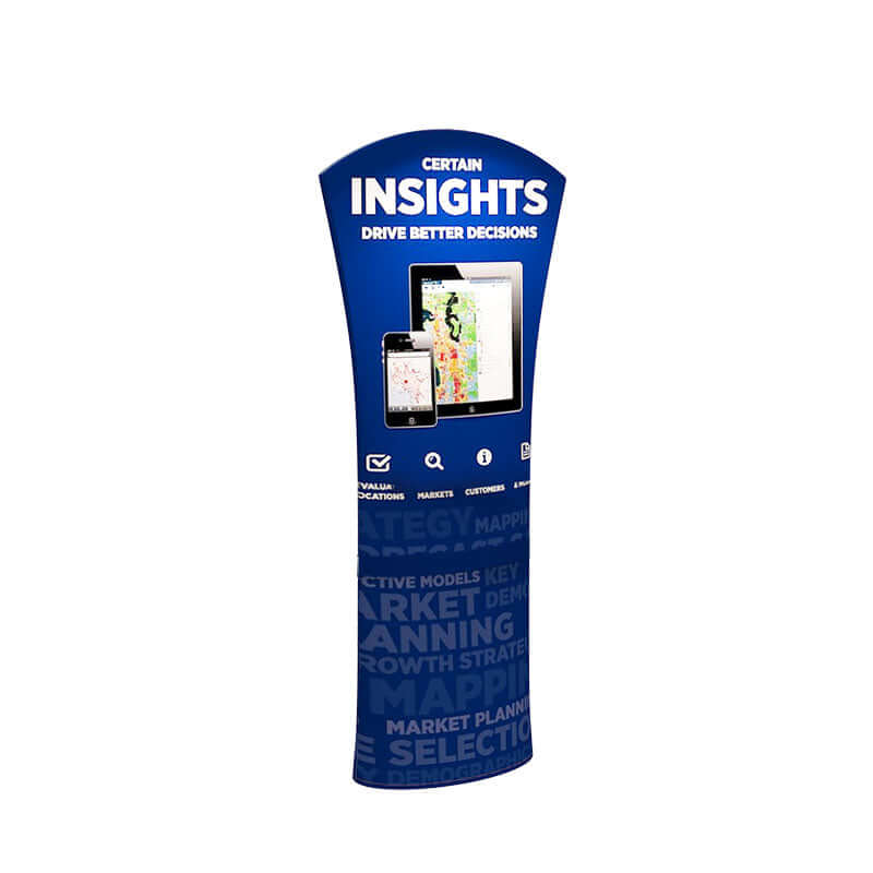 Curved Top Tension Fabric Banner Stand Wholesale Low Price