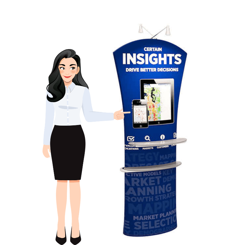 Curved Top Tension Fabric Banner Stand Wholesale Low Price