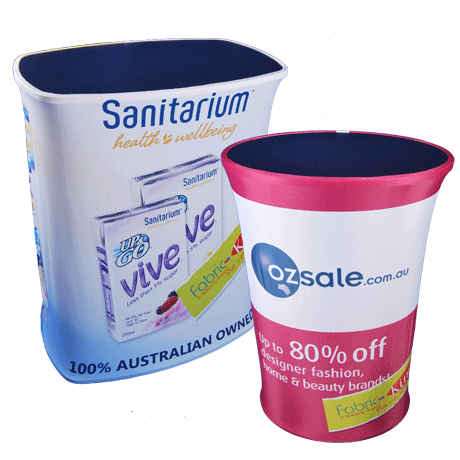 SEG Pop Up Counter,Portable Counter-Tension Fabric Display