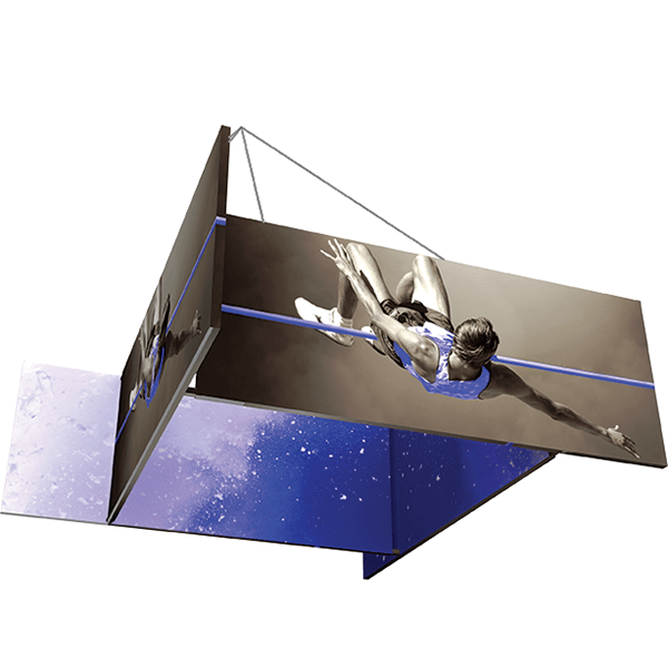 Custom Trade Show Hanging Sign, Backlit Hanging Sign