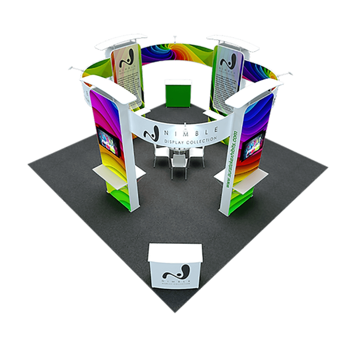 Island Trade Show Booths - Custom Made Trade Show Booths