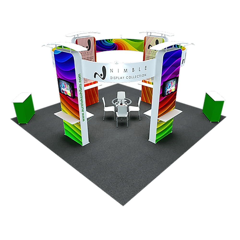 Island Trade Show Booths - Custom Made Trade Show Booths