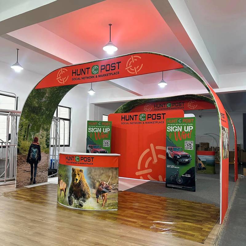 Island Trade Show Booths - Custom Made Trade Show Booths