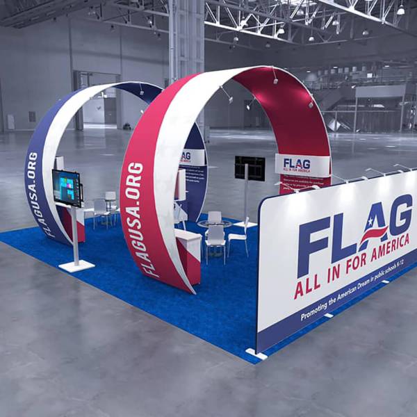 Island Trade Show Booths - Custom Made Trade Show Booths