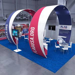 Island Trade Show Booths - Custom Made Trade Show Booths