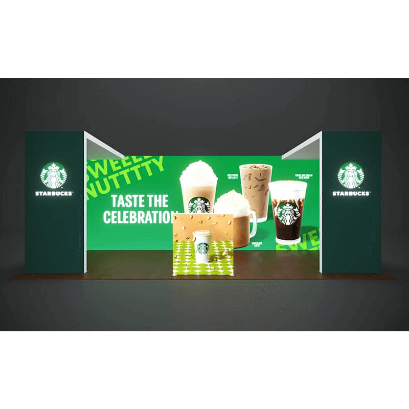 Backlit Booth DS102001 – Custom Made Trade Show Booths