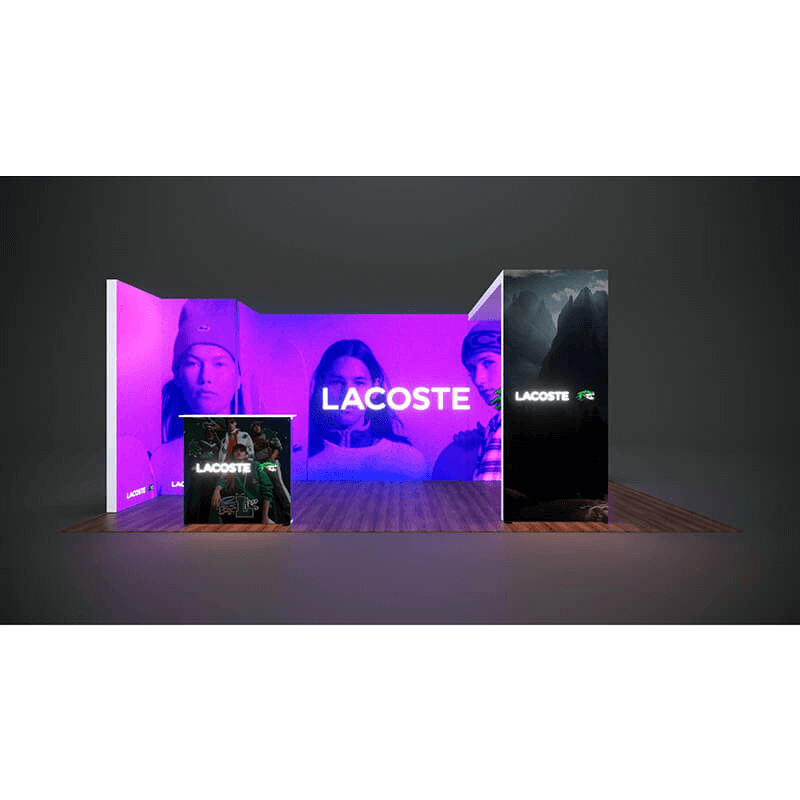 Backlit Booth DS102005 – Custom Made Trade Show Booths