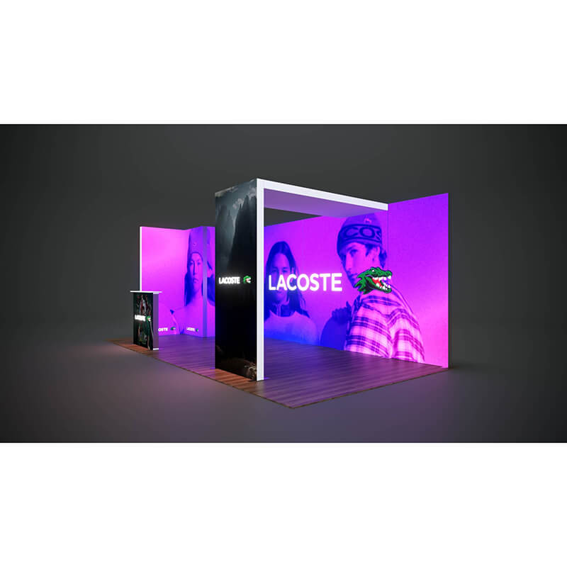 Backlit Booth DS102005 – Custom Made Trade Show Booths