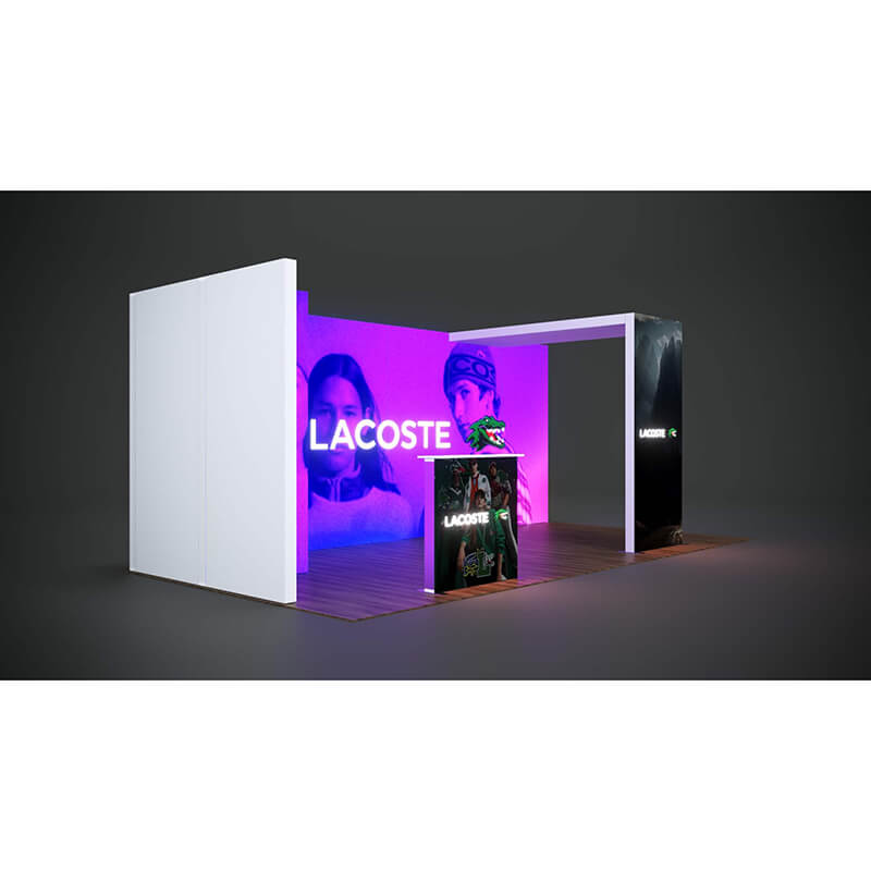 Backlit Booth DS102005 – Custom Made Trade Show Booths