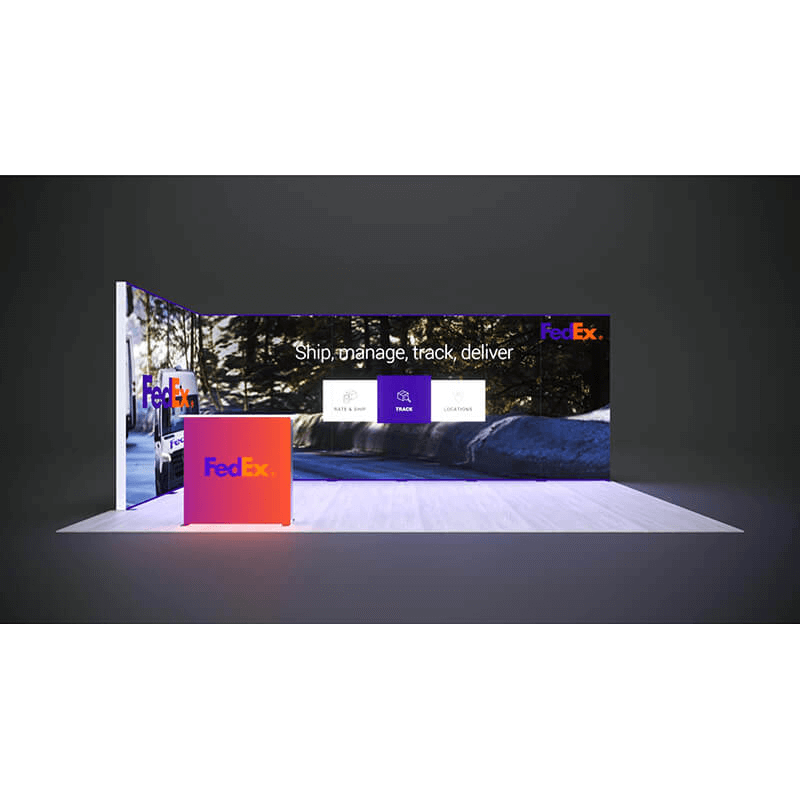 Backlit Booth DS102006 – Custom Made Trade Show Booths