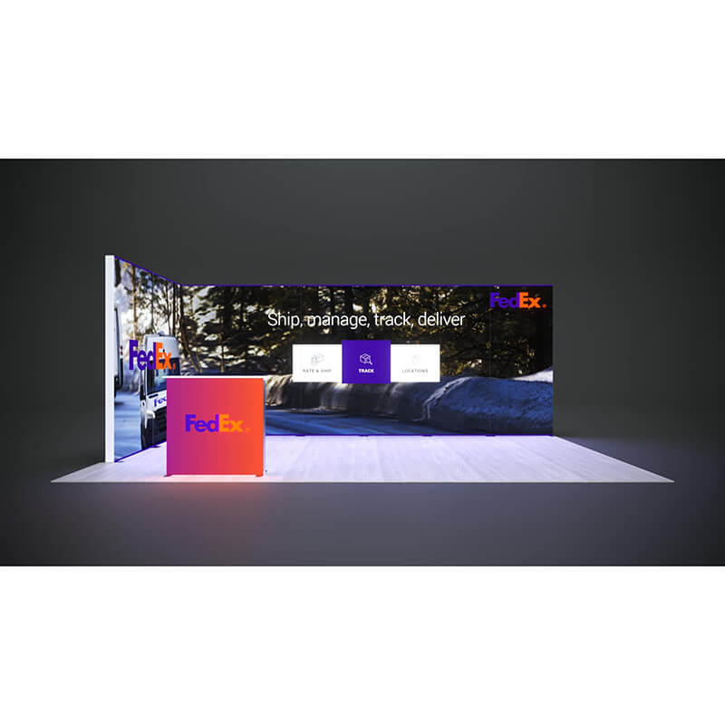 Backlit Booth DS102006 – Custom Made Trade Show Booths