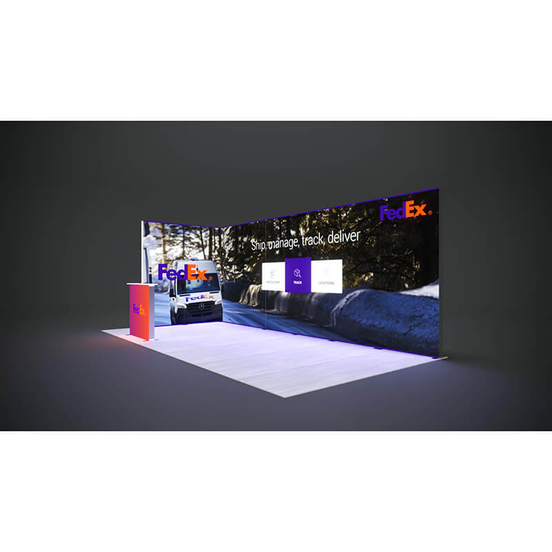 Backlit Booth DS102006 – Custom Made Trade Show Booths
