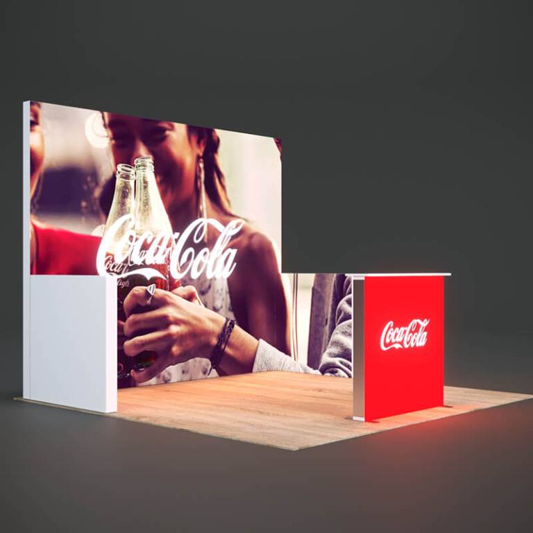Backlit Displays - Custom Made Trade Show Booths